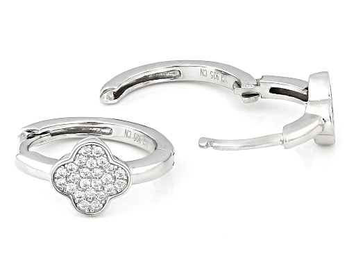 Bella Luce® 0.43ctw White Diamond Simulant Rhodium Over Sterling Silver ...