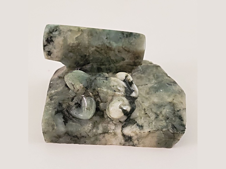 Brazilian Emerald Frog Carving 5.2x4.7cm - 111BKA | JTV