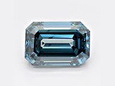2.53ct Dark Blue Emerald Cut Lab-Grown Diamond SI2 Clarity IGI Certified - 119BJA | JTV.com