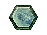 Montana Greenish Blue Sapphire Loose Gemstone 8.7mm Hexagon Portrait Cut 1.30ct - 121HXA | JTV