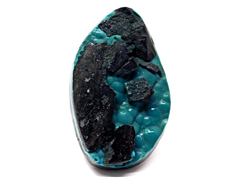 Botryoidal Chrysocolla 52.5x32.5mm Free-Form Cabochon 102.50ct - 138N9A ...