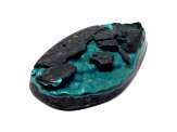 Botryoidal Chrysocolla 52.5x32.5mm Free-Form Cabochon 102.50ct - 138N9A ...