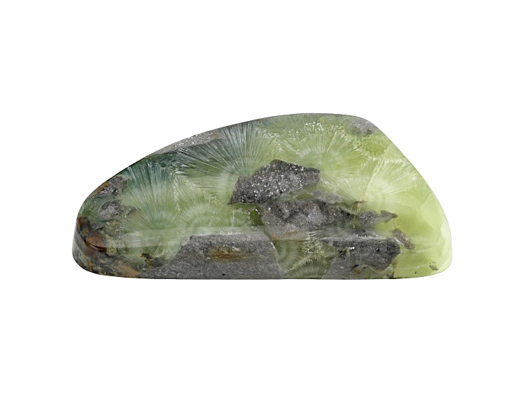 Wavellite In Matrix 42.5x20mm Free-Form Cabochon 44.60ct - 13D42A | JTV
