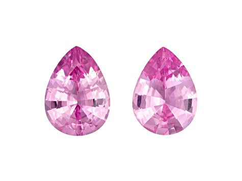 Pink Sapphire 7.5x5.5mm Pear Shape Matched Pair 1.75ctw - 13T1WA | JTV