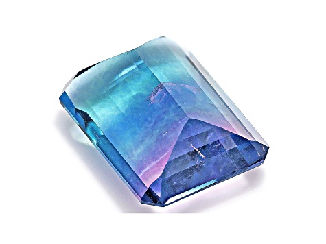 Bi-Color Fluorite Emerald Cut 20.00ct - 1812RA | JTV