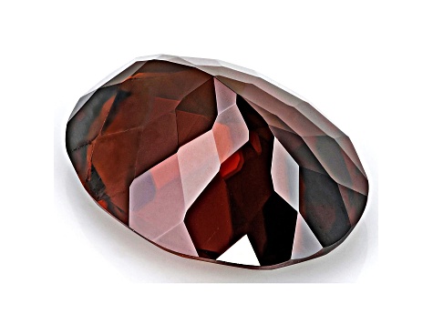 Red Zircon 14x10.5mm Oval 9.09ct - 18J8DA | JTV
