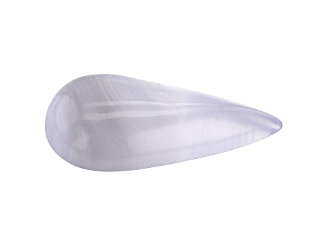 Blue Chalcedony 27.7x13.3mm Tear Drop Cabochon 13.36ct - 1901LA | JTV