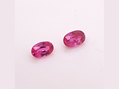 Ruby Unheated 6x4mm Oval Matched Pair 1.14ctw - 19Q5DA | JTV