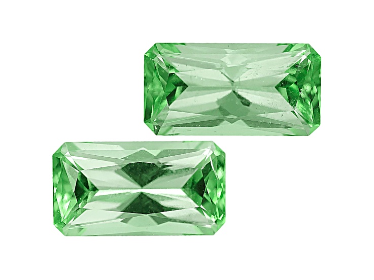 Tourmaline 8.5x4.6mm Rectangular Octagonal Radiant Cut Matched Pair 2 ...