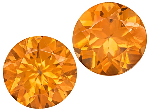 Garnet Spessartite 4.5mm Round Matched Pair .50ctw - ZSR010 | JTV.com