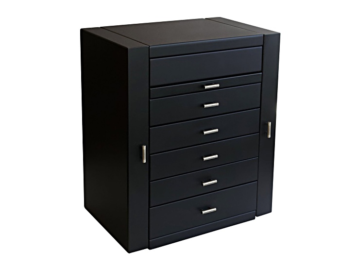 Mele and Co Geneva Large Wooden Jewelry Box in Java Finish - 12B1HA | JTV