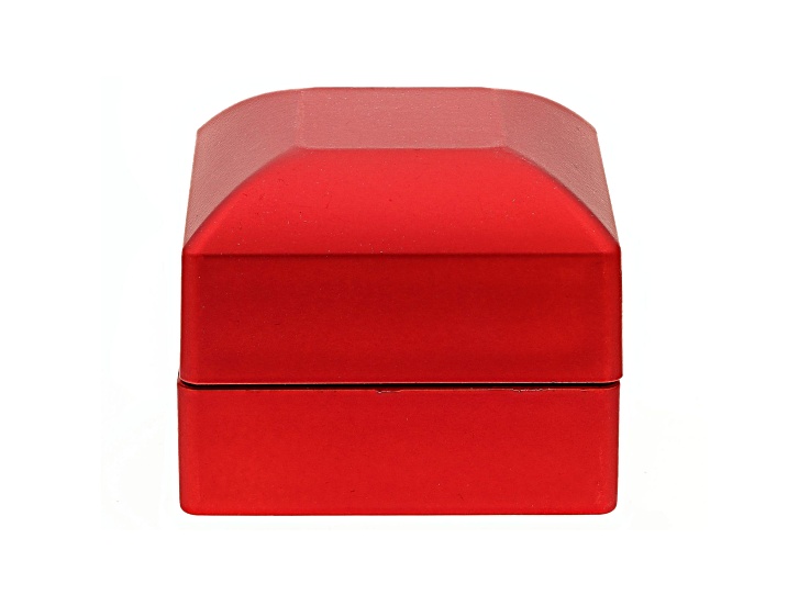 Red Ring Box with Led Light appx 6.5x6x4.8cm - ACC110A | JTV