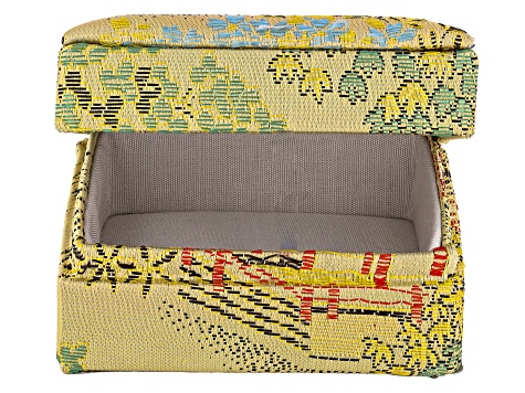 Multicolor Silk Trinket Box Set of 6 in Assorted Shapes - ACC182 | JTV