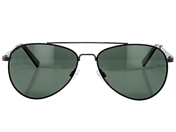 SEAYU™ Aviator Sunglasses in Gunmetal with Gray Lenses - EYE044C | JTV