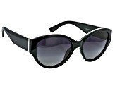 SEAYU™ Sunglasses in Black with Silver Accents with Black Lenses ...