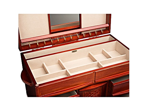 Jewelry Box Empress Walnut Finish - JWB87A | JTV
