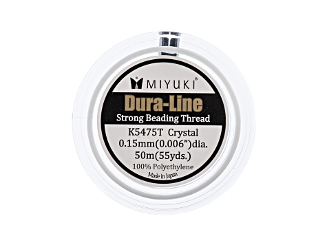 Miyuki Dura-Line 0.15mm Clear Beading Thread 50m - 11292A | JTV