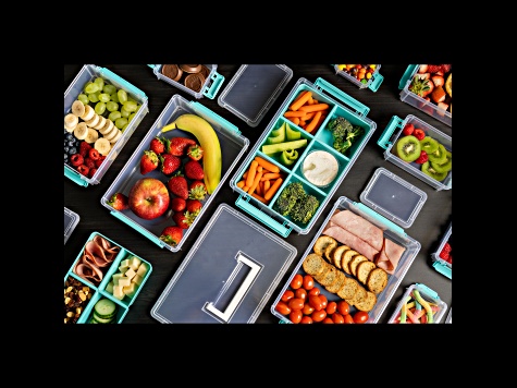 Joy Filled Storage 2 Stackable Clear Plastic Storage Containers with ...