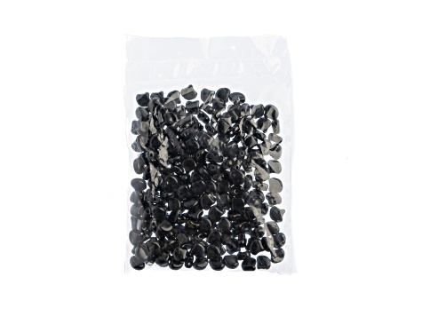 John Bead 7.5mm Jet Color Czech Glass Ginkgo Leaf Beads 50 Grams ...