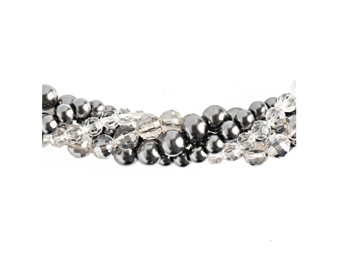 Crystal Lane DIY Black Magic Grey 5 Twisted Bead Strands - 12F33AI | JTV