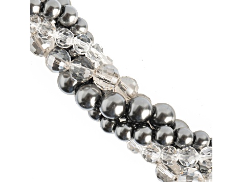 Crystal Lane DIY Black Magic Grey 5 Twisted Bead Strands - 12F33AI | JTV