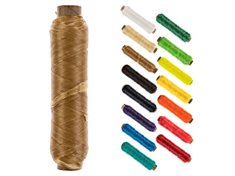 Gudebrod Bobbin Natural Artificial Sinew Thread 20 Yards - 1426CA | JTV