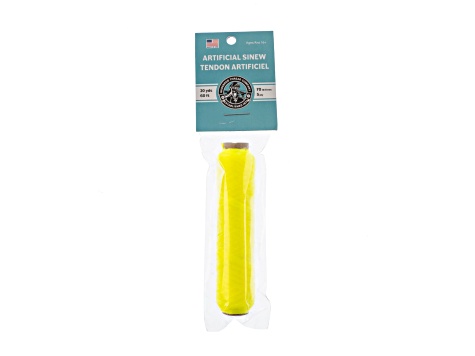 Gudebrod Bobbin Neon Yellow Artificial Sinew Thread 20 Yards - 1426CL | JTV