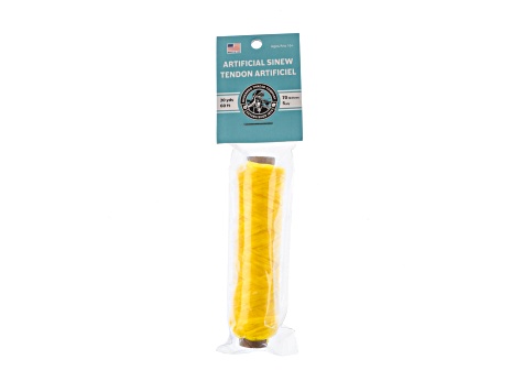 Gudebrod Bobbin Yellow Artificial Sinew Thread 20 Yards - 1426CO | JTV