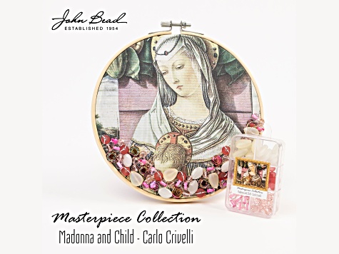 John Bead Masterpiece Collection Madonna and Child Theme Glass Mix Bead ...