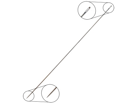 Tulip Japanese Loom Work Beading Needles Set of 3 - 196GGA | JTV