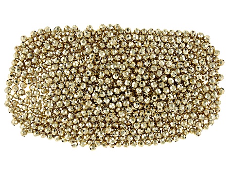 Gold & Silver Tone Electroform Lightweight Bead Set of Approximately ...