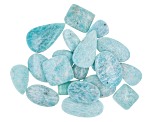 Amazonite Grooved Cabochon Assorted Size and Shape 1/4lb Mix ...