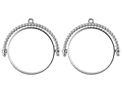 Hinged Spinner Frames for Enamel and Resin with UV Tape Kit in Silver ...