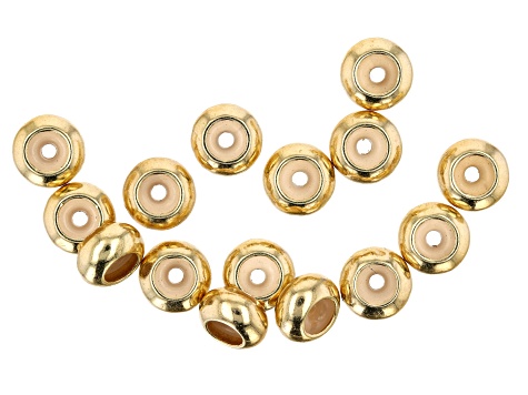Sliding Clasp Silicone Beads in 2 Sizes in Silver Tone and Gold Tone ...