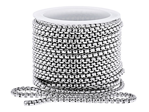 Stainless Steel Designer Chain in 3 Sizes with Findings - JMKIT1537 | JTV