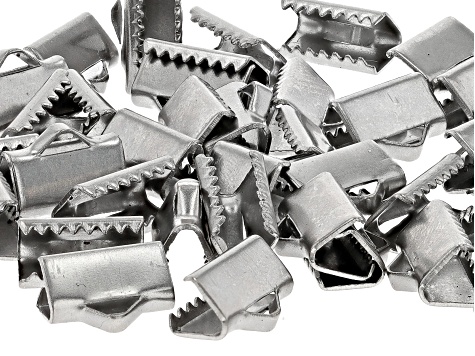 Stainless Steel Crimp Ends in 6 Sizes Appx 200 Pieces Total - JMKIT1653 ...