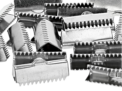 Stainless Steel Crimp Ends in 6 Sizes Appx 200 Pieces Total - JMKIT1653 ...