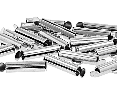 Stainless Steel Crimp End Tubes in 5 Sizes Appx 100 Pieces - JMKIT1654 ...