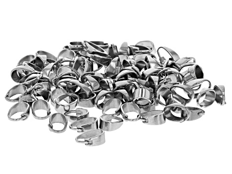 Stainless Steel Fold Over Bails in 5 Sizes Appx 500 Pieces Total ...