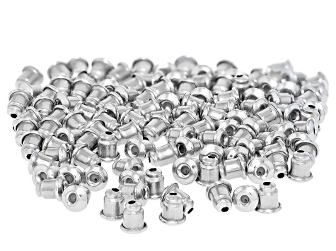 18k Gold over Stainless Steel and Stainless Steel Disk Post Earrings ...