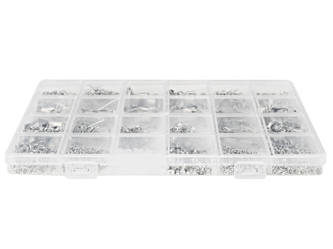 Silver Tone Findings Assortment Kit of 1561 - JMKIT1926A | JTV