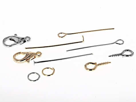 Silver & Gold Tone Finding Assortment Kit of 701 - JMKIT1927 | JTV