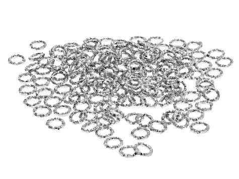 Iron & Gold Tone Textured Jump Ring Kit of 600 - JMKIT1934 | JTV