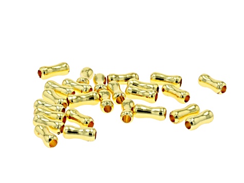 Gold Tone Bamboo Shaped Tubes in Assorted Sizes Set of 100 - JMKIT1944 ...