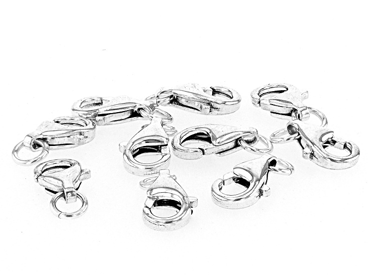 Sterling Silver Lobster Clasps Approximately 11x7mm Set of 10 ...