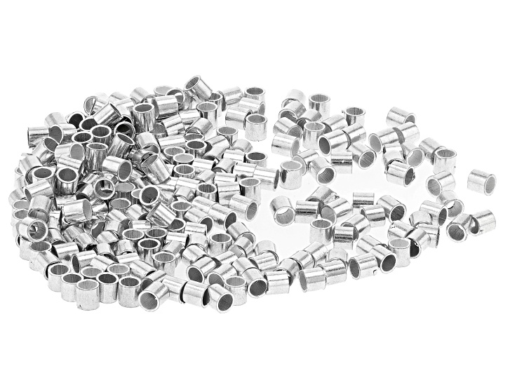 Sterling Silver Crimp Tubes Approximately 2x2mm Set of 250 - JMKIT1960 ...