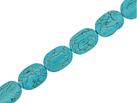 Turquoise Simulant Assorted Shapes & Sizes Bead Strand Set of 9 ...