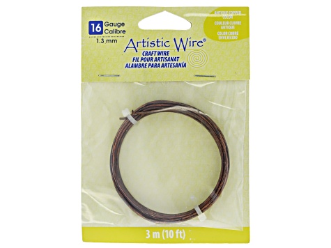 Antique Copper 14 & 16 Gauge Craft Wire Set of 4 Total of 40 Feet ...