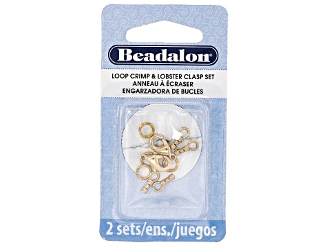 Lobster Clasp, Crimps, & Jump Ring Set - JMO305 | JTV