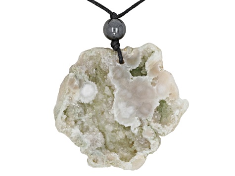 White Quartz Geode Slice Focal Pendant Set of 4 - JMO343 | JTV